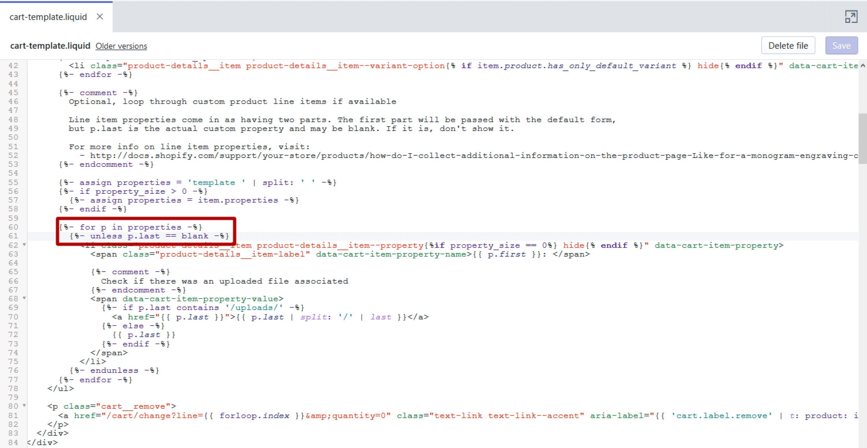 Hide Line Item Properties In Cart | Seal Subscriptions