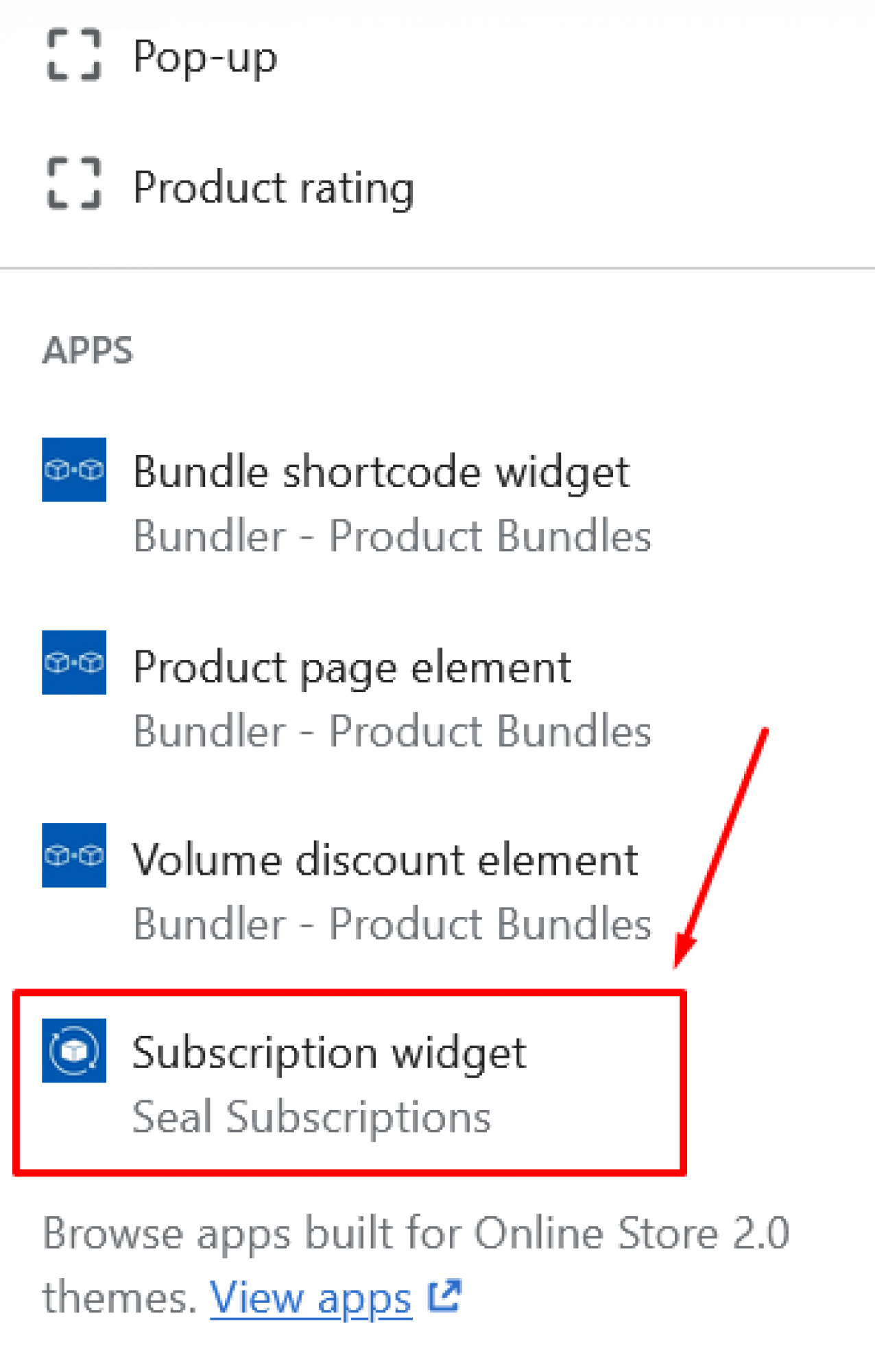 Manual Installation | Seal Subscriptions