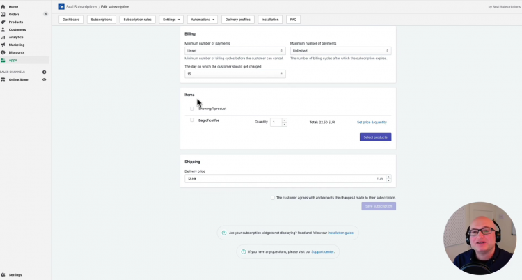 Tutorials | Seal Subscriptions